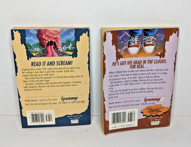 LOT OF 8 Goosebumps RL Stine Books Horror 1990s vintage Retro Bundle ...