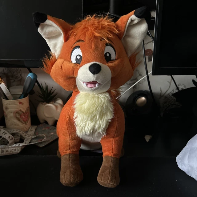 DISNEY THE FOX And The Hound Todd Plush Sitting Stuffed Animal X ...