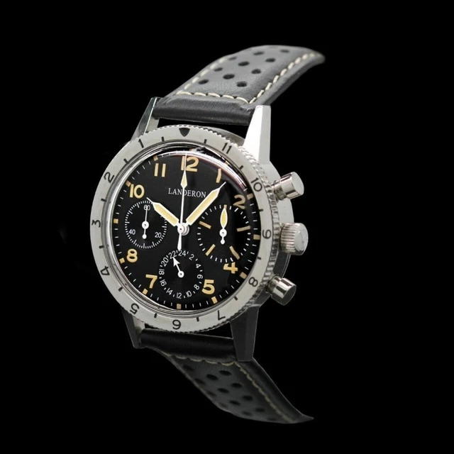 LANDERON CHRONOGRAPH TYP 20 Tricompax Mechanisch EUR 550,00 - PicClick DE
