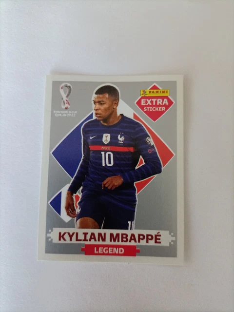 PANINI EXTRA STICKER Legend Kylian Mbappe WM 2022 £20.80 - PicClick UK