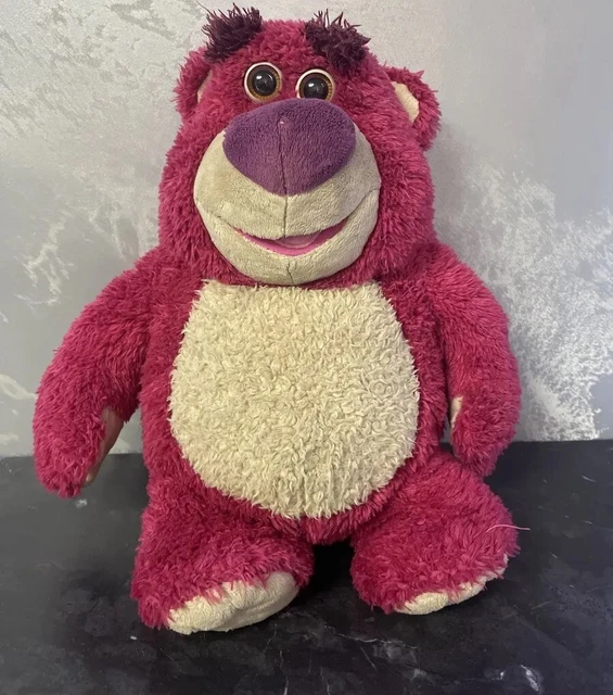 DISNEY THINKWAY LOTS-O-HUGGIN Interactive Talking Bear Toy Story Plush ...