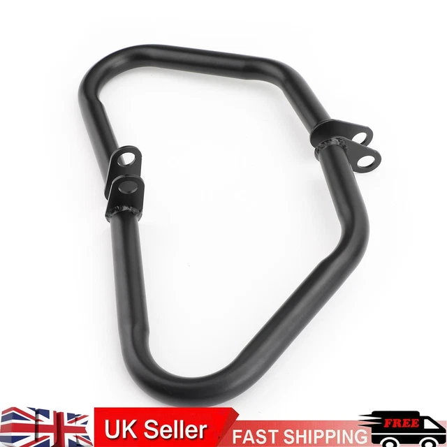 ENGINE GUARD CHROME Crash Bar Black Fit For Bonneville T100 T120 Bobber ...