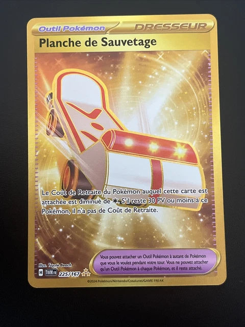 CARTE POKÉMON PLANCHE de Sauvetage 225/167 EV6 TWM Mascarade ...