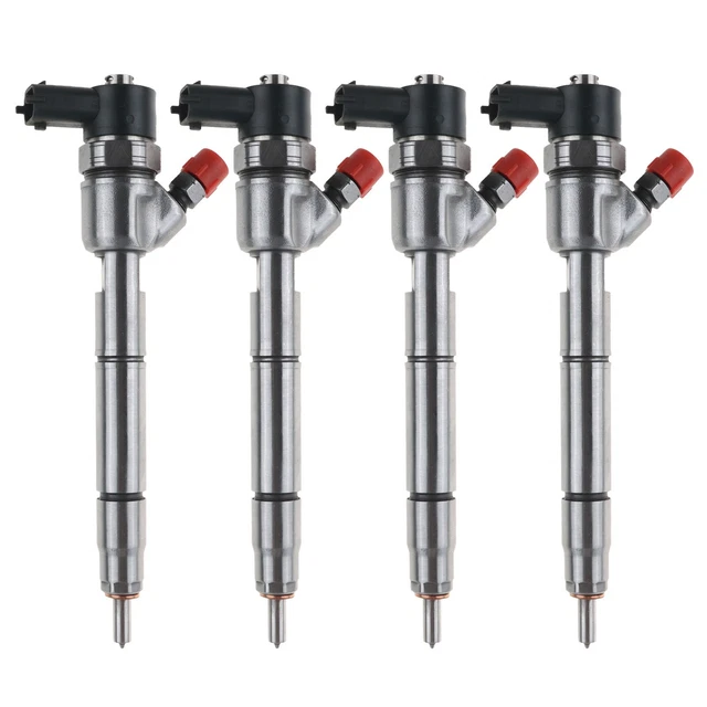 4X BOSCH 0445110320 33800-2A900 Injektor Hyundai Accent Kia Carens 1.6 ...