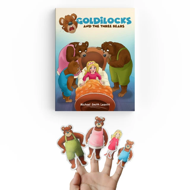 GOLDILOCKS AND THE Three Bears Interactive Story Set - Fairy Tale Book ...