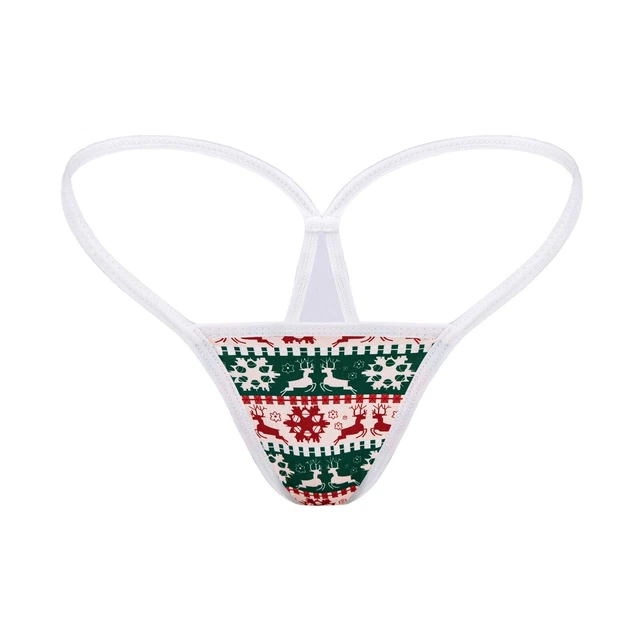 WOMENS MINI BIKINI Thong Micro G-string Panties Sexy Underwear Elk M $0 ...