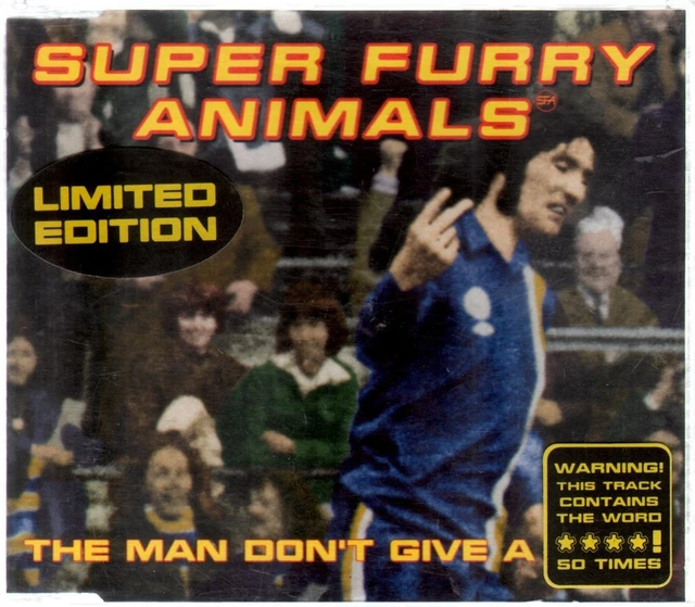 SUPER FURRY ANIMALS Man Don't Give A F**k CD Wales Shock 1996 limited ...