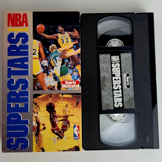 VINTAGE 1989 NBA Superstars VHS Sports Illustrated Basketball Magic ...