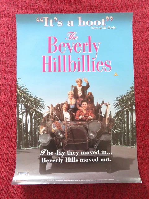 The Beverly Hillbillies Vhs Video Poster Jim Varney Erika Eleniak 1993