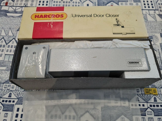 HARCROS REPLACEMENT UNIVERSAL Door Closer Size 3/2 Silver Finish ...