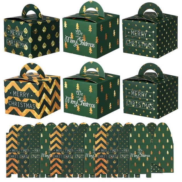 12 PCS CHRISTMS Candy Box Party Favor Small Boxes for Treats Pastry £17 ...