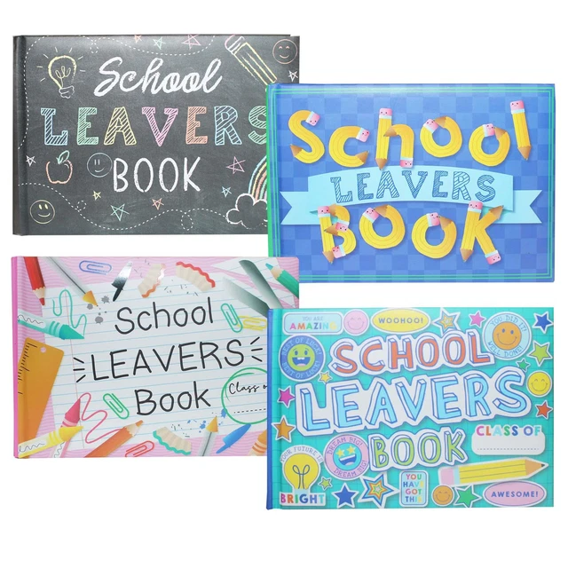 SCHOOL LEAVERS AUTOGRAPH and Message Books Set of 4 - Design B $40.72 ...