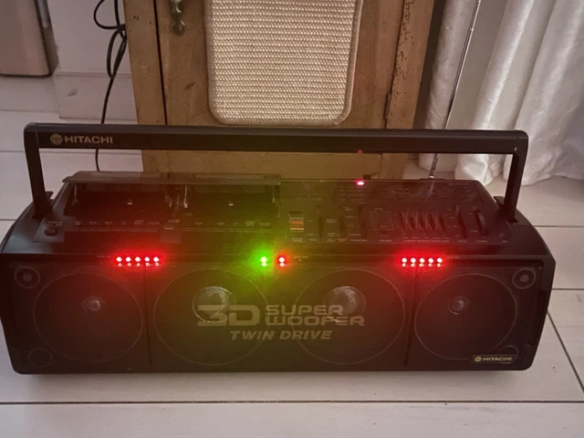 HITACHI 🇯🇵 BOOMBOX Boom Box 3D 80 TRK-3D80E (leggi descrizione 👇🏻) EUR ...
