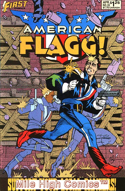 AMERICAN FLAGG! (FIRST COMICS) (HOWARD CHAYKIN) (1983 Series) #28 Very ...
