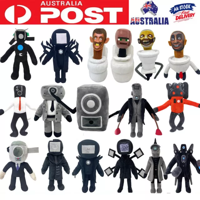 Skibidi Toilet Plush Toiletman Doll Cameraman Speakerman Stuffed Toys