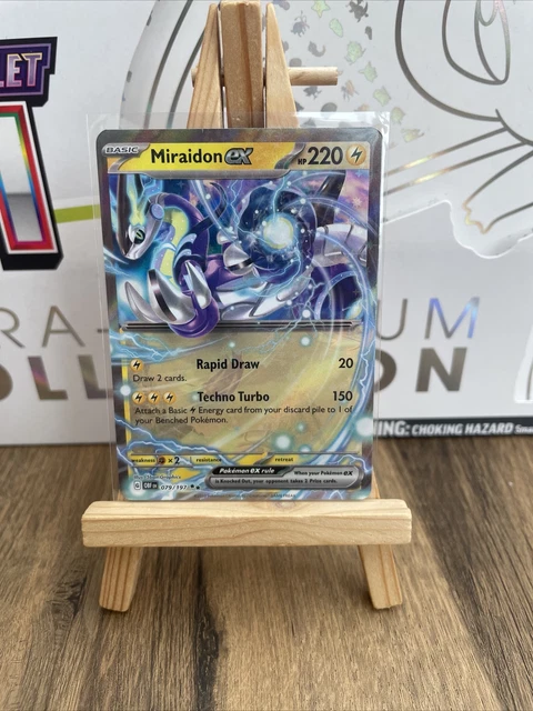 POKÉMON TCG MIRAIDON Ex Sv03: Obsidian Flames 079/197 Holo Double Rare ...