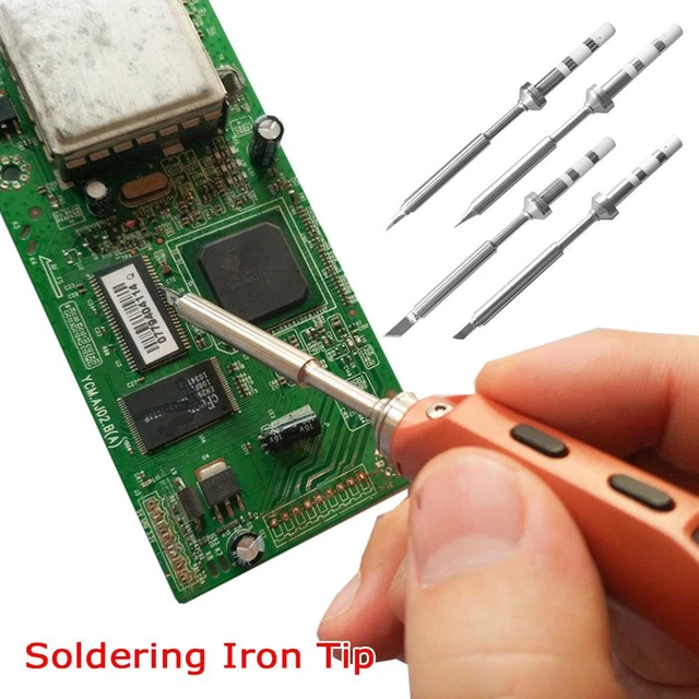 SOLDER SUPPLY SOLDERING Iron Tip TS100 Replacement Head Welding ...