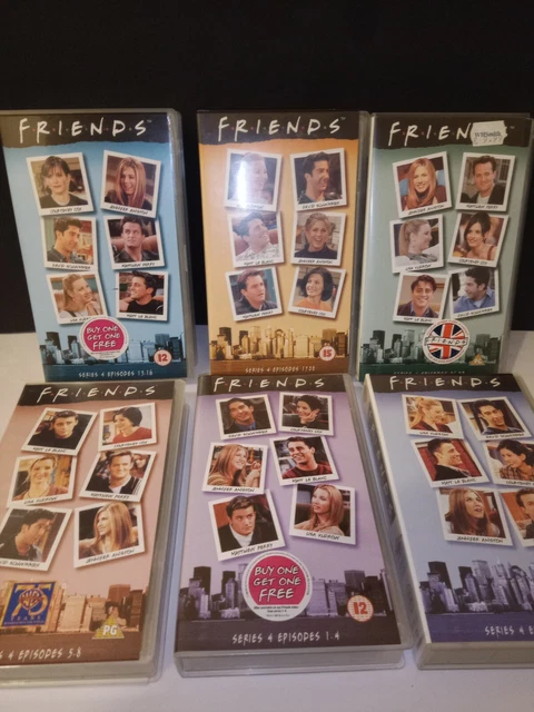 FRIENDS TV SHOW Box Set VHS Tapes - Full Series 4 £14.99 - PicClick UK