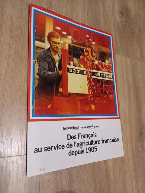 PROSPECTUS TRACTEUR INTERNATIONAL Harvester Prospekt Traktor Tractor France EUR 18,50 - PicClick FR