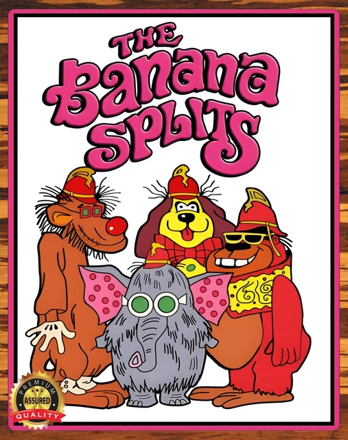 THE BANANA SPLITS - Cartoon - 1968 - Rare - Metal Sign 11 x 14 £22.40 ...
