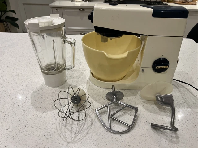 KENWOOD CHEF VINTAGE Food Mixer Model A701A Liquidizer & Attachments ...