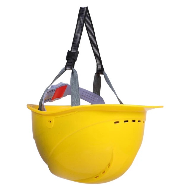 CONSTRUCTION SAFETY HELMET Yellow Hard Hat Adult Construction Hard Hat ...
