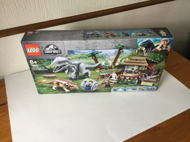 LEGO JURASSIC WORLD (75941) Indominus Rex vs Ankylosaurus (Retired Set ...