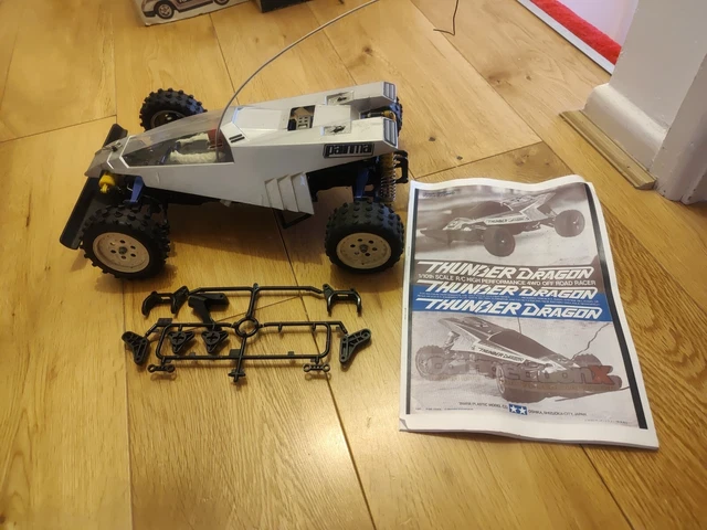 ORIGINAL 1988 TAMIYA Thunder Dragon 4WD Vintage Retro RC Car £130.00 ...