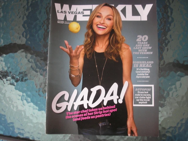 GIADA DE LAURENTIIS Nouveau Las Vegas Weekly Magazine Juillet 2015 Food ...