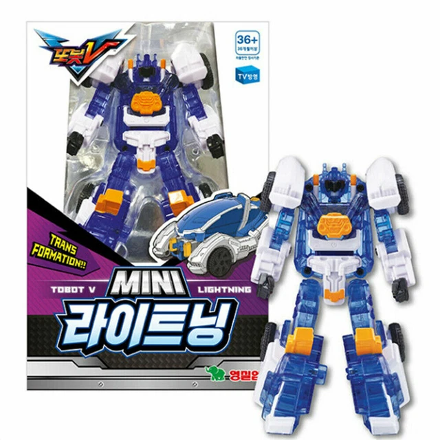 TOBOT V MINI LIGHTNING Transformer Robot Electric Car Figure Korea Toy ... TOBOT V MINI LIGHTNING Transformer Robot Electric Car Figure Korea Toy ...