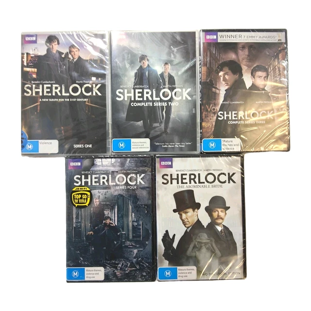 SHERLOCK DVD THE Complete Series 1-4 & Abominable Bride Region 4 New sealed $39.98 - PicClick AU
