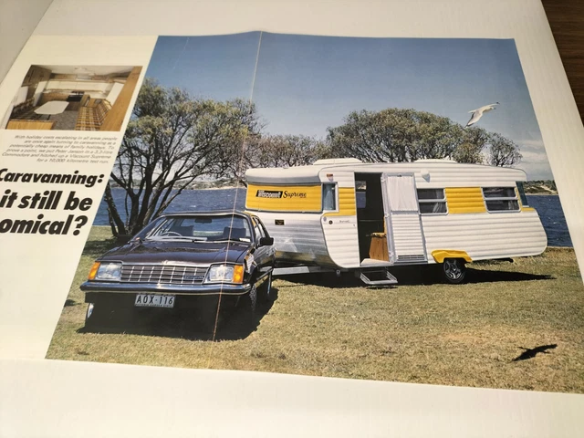 HOLDEN COMMODORE SL Viscount Caravan Vintage Magazine Article 1980 $23. ...