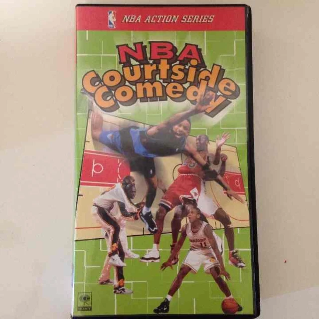 NBA COURTSIDE COMEDY 1997 VHS Tape Rare play special feature Japanese ...