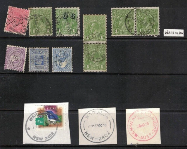 AUSTRALIA POSTAL HISTORY Group WARIALDA NSW (2 scans) $7.50 - PicClick AU