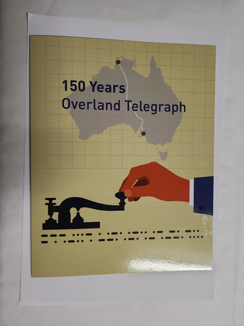 150 YEARS OF OVERLAND TELEGRAPH - SHEETLET FOLDER Stamps EUR 8,16 ...
