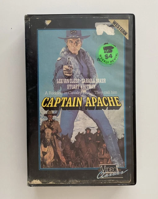 CAPTAIN APACHE [VHS] Video Classics Ex-Rental Tape Lee Van Cleef 1971 ...