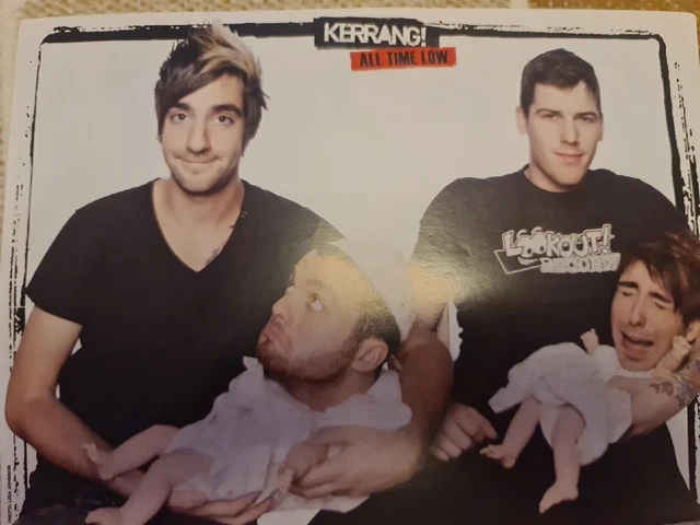 ALL TIME LOW A4 Poster Kerrang Magazine Uk EUR 7,75 - PicClick FR