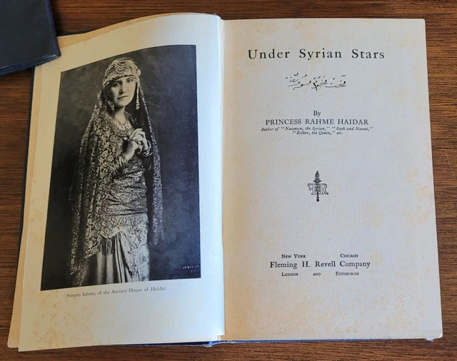 UNDER SYRIAN STARS Princess Signed Syria Orientalism Rahme Haidar HC ...