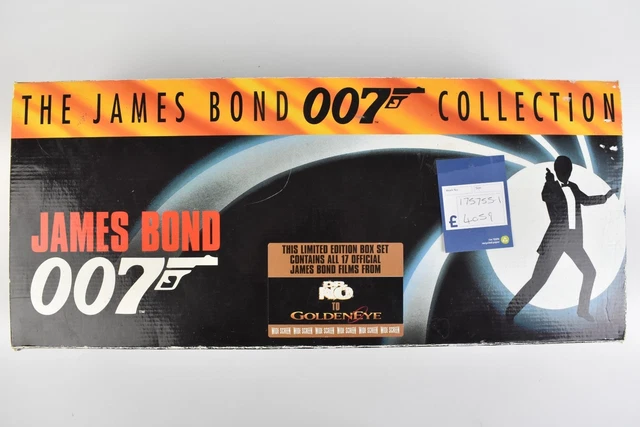 THE JAMES BOND 007 Collection 17x VHS Tapes From Dr No To Goldeneye In Box £24.99 - PicClick UK