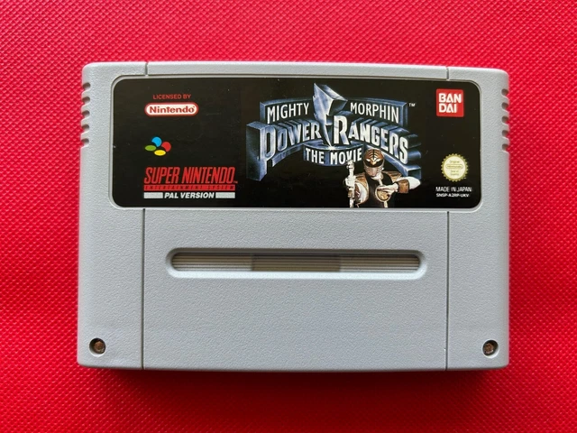 MIGHTY MORPHIN POWER Rangers The Movie Super Nintendo SNES | Top ...