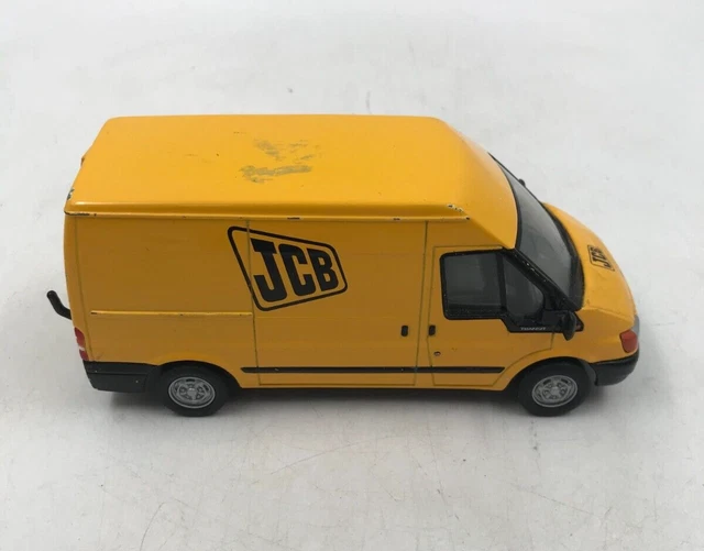 JCB TRANSIT VAN 1999 Grande-Bretagne véhicule moulé sous pression jaune ...