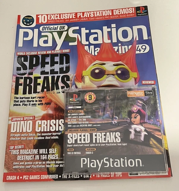 OFFICIAL UK PLAYSTATION Magazine 1999 Issue 49 Complete With Demo Disc ...