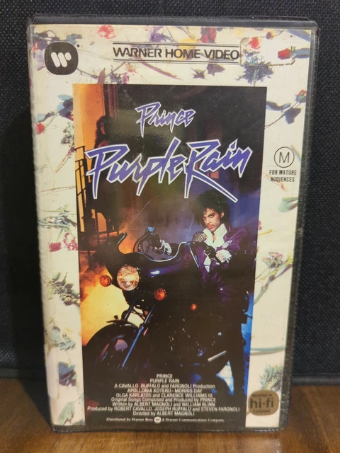 PRINCE PURPLE RAIN (Vhs, 1984) Original Australian Release Rare Oop Big ...