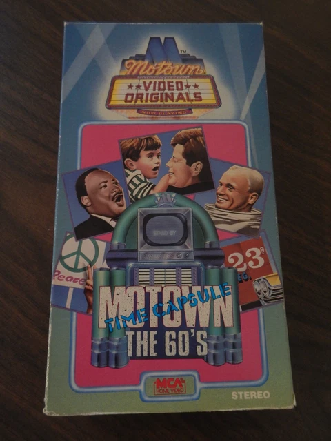 MOTOWN TIME CAPSULE Vhs Années 60 Miracles Tentations Stevie Wonder ...
