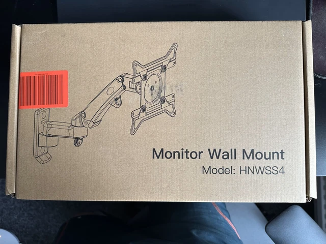 HUANUO MONITOR WALL Mount for 22”-35” Ultrawide Screens, Full Motion ...