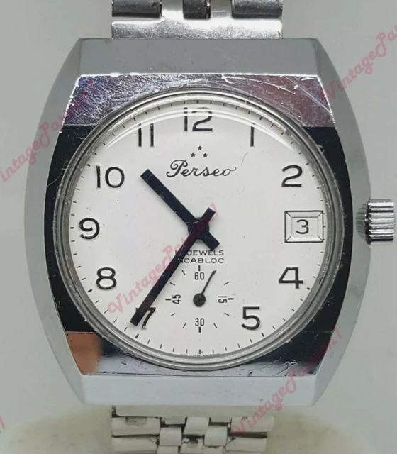 RARO OROLOGIO PERSEO FS Ferrovie Dello Stato Anni 70 Vintage 35mm ...