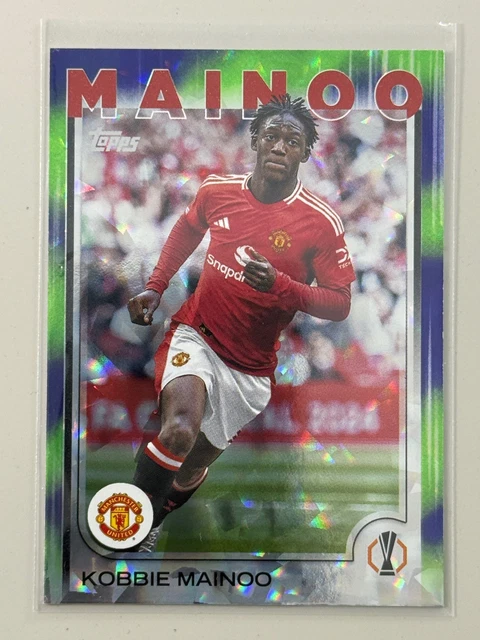 KOBBIE MAINOO MANCHESTER United Northern Lights 2024/25 Topps UCC ...