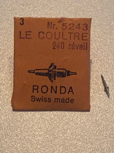 LECOULTRE 240 AXE De Balancier Reveil Pendulette /Lecoultre 240 Axis ...