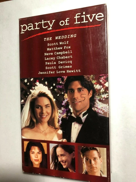 PARTY OF FIVE The Wedding Neve Campbell, Jennifer Love Hewitt Vhs £3.56 ...