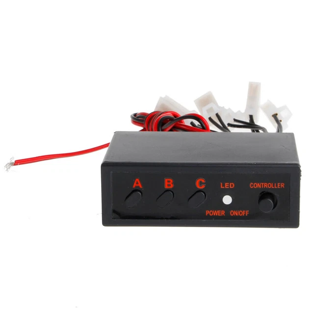 6 WAYS CAR SUV LED Strobe Light Flashing Controller Box for 12V $12.73 ...